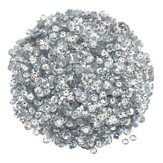 Loose Sequins 4MM Laser Sequins 3000Pcs Cup Sequins Embroidery Sequins ...