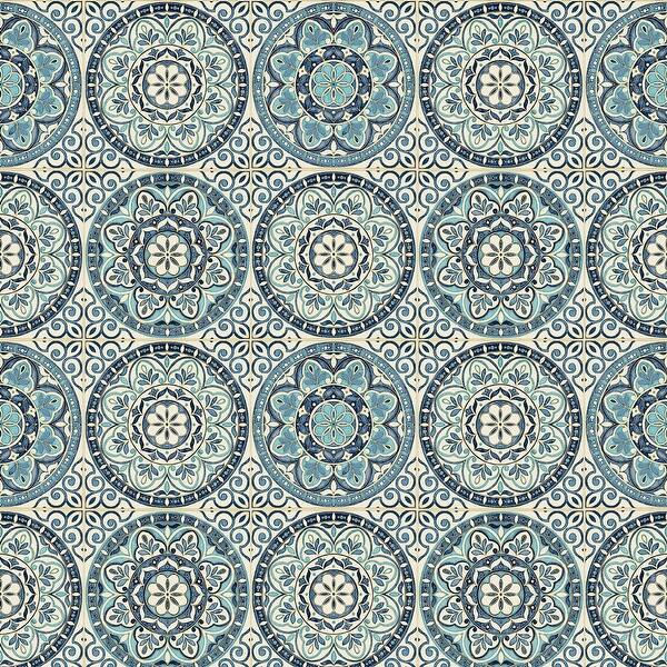 Surface Style Color Wheel Capri Tile Peel and Stick Wallpaper - 20.5 in ...