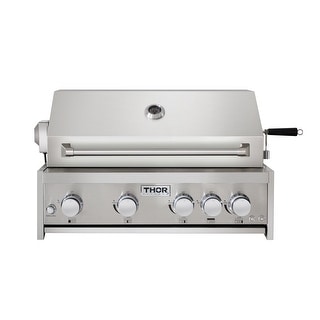 30 Inch 4-burner Built-In Propane Gas BBQ Grill in Stainless Steel ...