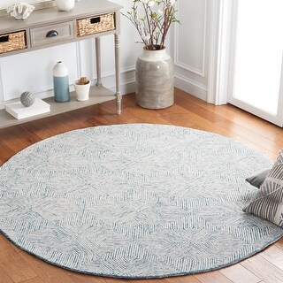 SAFAVIEH Handmade Abstract Linnie Modern Wool Rug - Bed Bath & Beyond ...