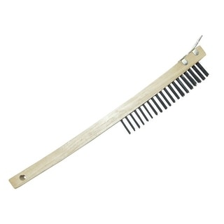 Allway WBS319 Wire Brush with Scraper, Carbon Steel, 1 in. x 19 in - 19 ...