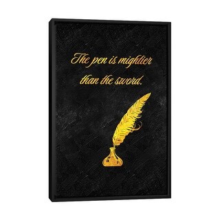 iCanvas "Creed Of The Writer" by Adrian Baldovino Framed - Bed Bath ...