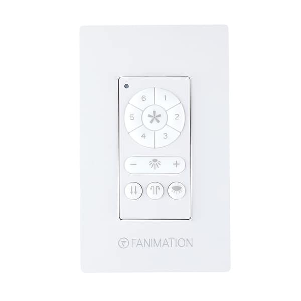Fanimation Ceiling Fan Wall Control - 6 Speed DC Motor Fan and ...