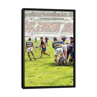 iCanvas "Rugby" by The Macneil Studio Framed Canvas Print - Bed Bath ...