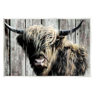 Stupell Rustic Cattle Portrait Wall Plaque Art Pat Cockrell - Bed Bath ...