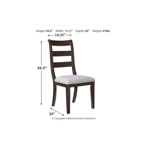 Adinton Dining Upholstered Side Chair - Set of 2 - Brown - Bed Bath ...