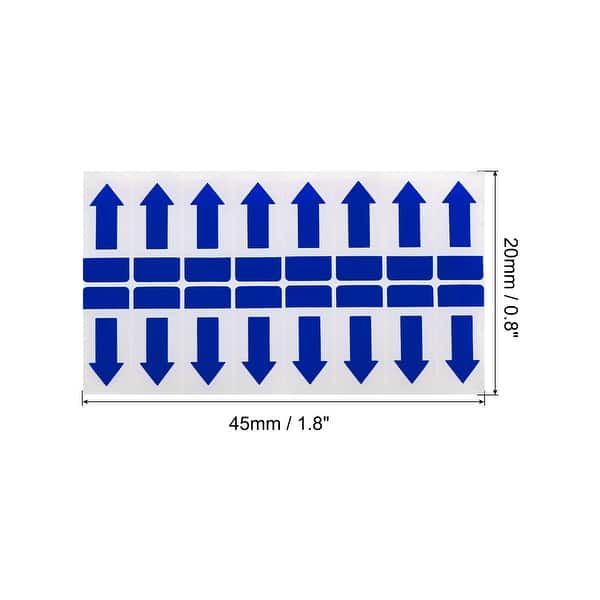 Arrow Stickers 63Pcs PVC Arrow Floor Decal 1.8x0.8 Inch Self Adhesive ...