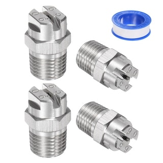 Flat Fan Spray Tip, Male Stainless Steel Pressure Washer Nozzles ...