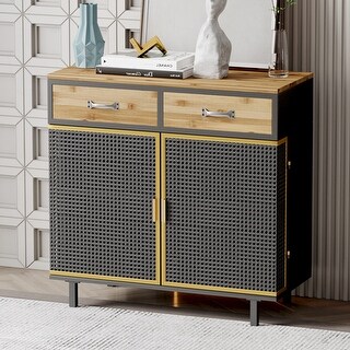 31.5'' Wide 2 Drawer Modern Sideboard - Bed Bath & Beyond - 37259327