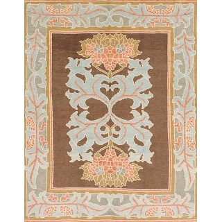 Ahgly Company Machine Washable Abstract Chocolate Brown Area Rugs - Bed ...