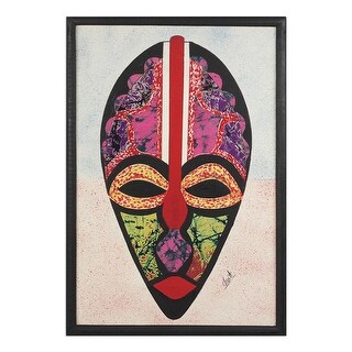 Handmade Odo Akan Cotton batik collage (Ghana) - Bed Bath & Beyond ...