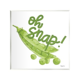 Stupell Oh Snap with Peas Wall Plaque Art Design By Molly Mattin - Bed ...