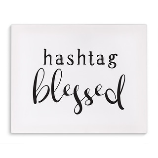 HASHTAG BLESSED Canvas Art By Terri Ellis - Bed Bath & Beyond - 32608348