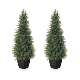 Faux Cedar Tree, Outdoor Front Porch Decor - Bed Bath & Beyond - 42609379