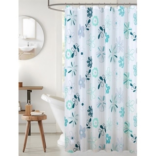 Romy Flowers Peva Shower Curtain - Bed Bath & Beyond - 42580699