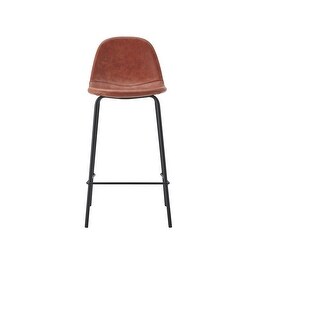 cody Side Vegan Leather Counter Stool (Set of 2) - Bed Bath & Beyond ...