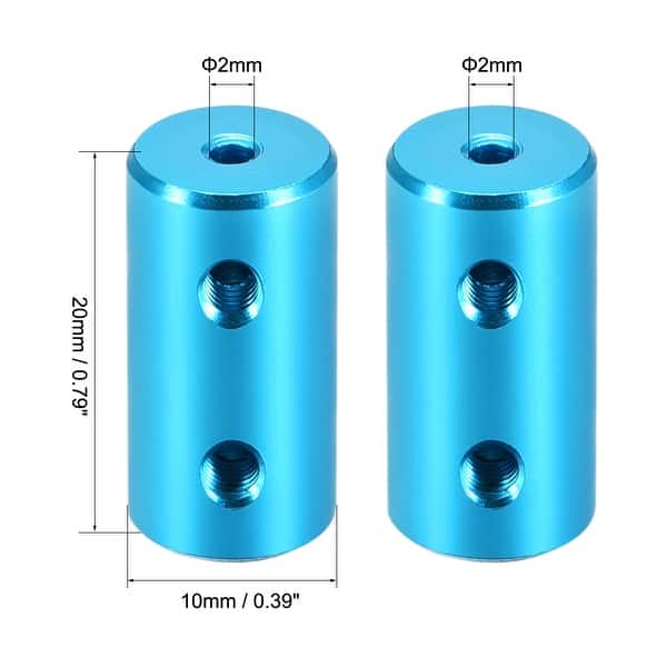 Rigid Coupling 20mm Length 10mm Diameter Aluminum Alloy Shaft Coupler ...
