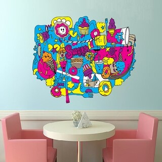 Deserts Kitchen Decal, Sweets Kitchen Decal, Sweets Kitchen Sticker ...