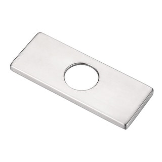 WOWOW 304 Stainless Steel Faucet Deck Plate Fits 1 to 3 Hole Sinks ...