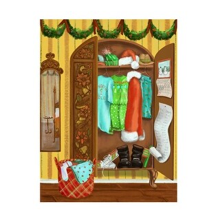 Christine Rotolo 'Santa's Closet' Canvas Art - Brown - Bed Bath ...