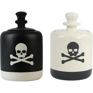Halloween Poison Bottle Ceramic Cookie Jar/Canister, Set of 2 - Bed ...