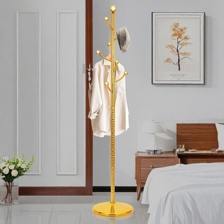 Coat Rack Freestanding,Free Standing Hall Tree, Metal Coat Tree with 7 ...