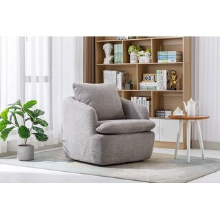 Chenille Single Person Rotating Sofa with Comfortable Armrests and ...