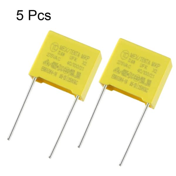 Safety Capacitors PP Film 0.68uF 275VAC X2 MKP Pin Pitch 14.5mm 5Pcs ...