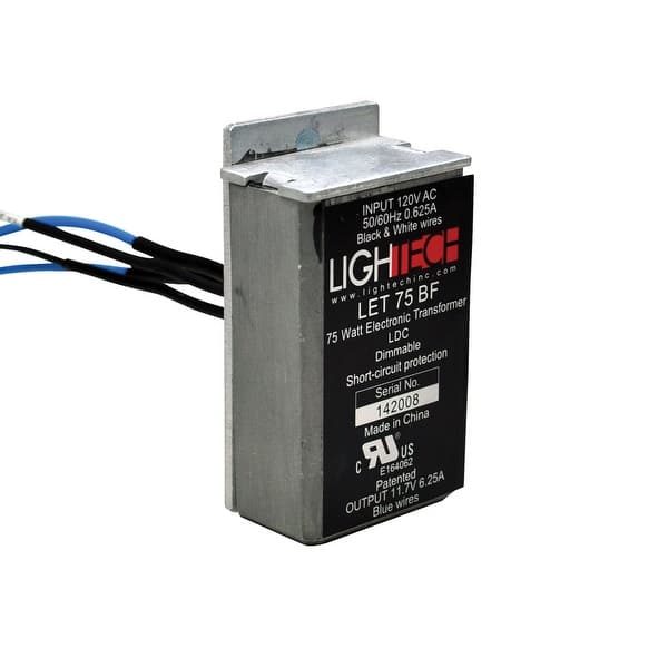 Nora Lighting NET-075-BF-277 277V to 12V 75 Watt Maximum Load ...