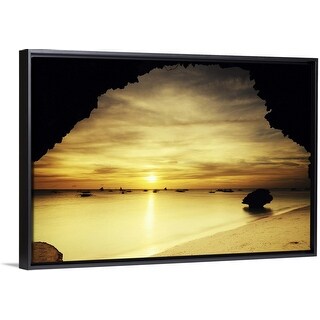 "Seashore at Boracay, Aklan Province, Philippines." Black Float Frame ...