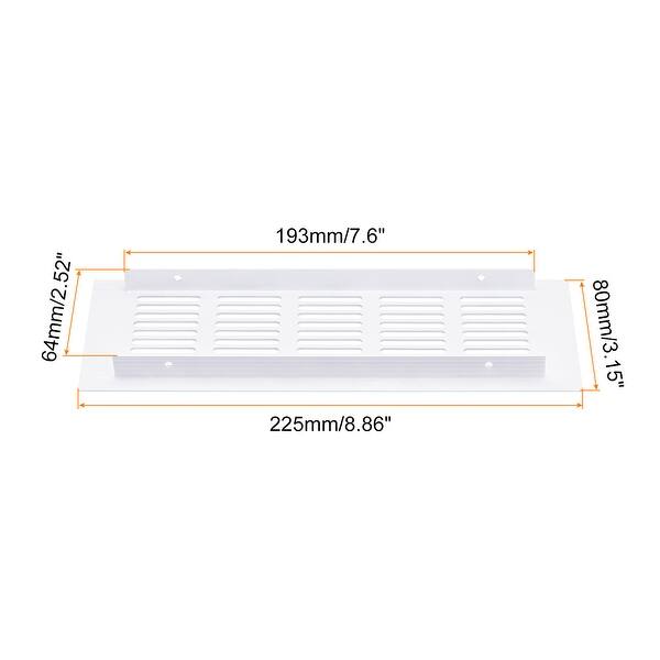 Air Vents Cover, 1Pcs 225 x 80mm - Aluminum Alloy Air Return Vent Cover ...