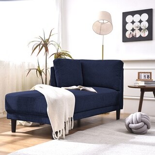 65"Polyester Modern Left Arm Facing Chaise Lounge - Bed Bath & Beyond ...