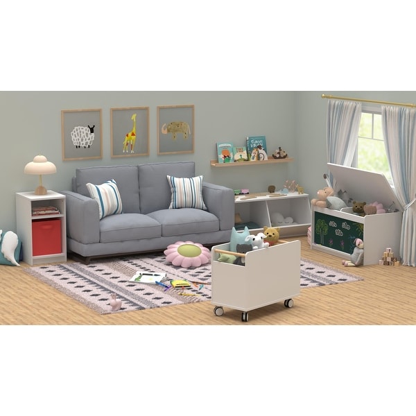 ClosetMaid 1492 KidSpace Mobile Toy Chest White
