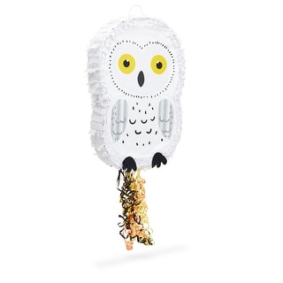 Small Owl Pull String Pinata for Woodland Birthday Party Decorations ...