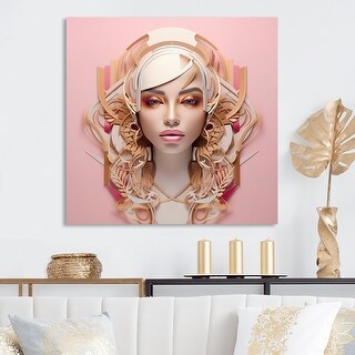Designart "Futuristic Glam Model In Exquisite Pastel" Fashion Woman ...