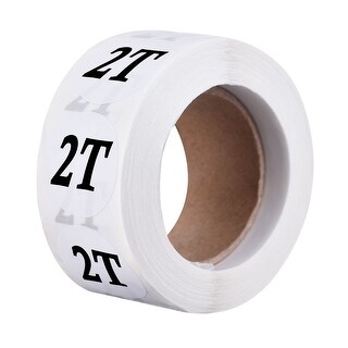 Clothing Size Sticker Label Coding Label 1 Roll Adhesive Labels - Bed ...