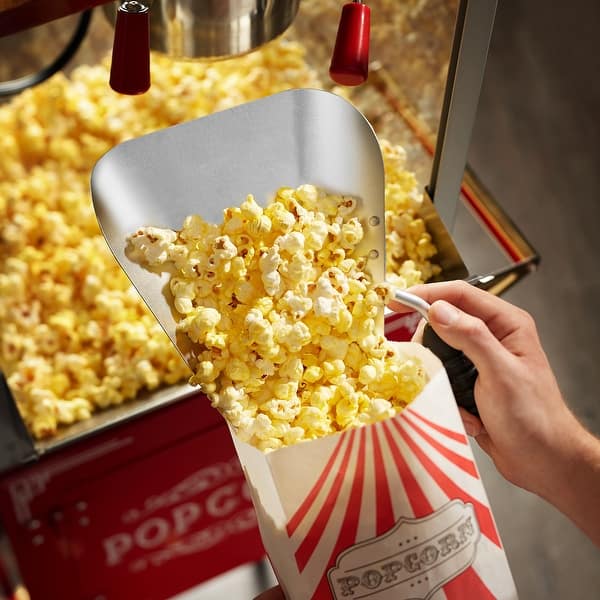 Commercial Popcorn Scoop, Aluminum Speed Scooper - Fill Bags and Boxes ...