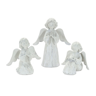 Set of 3 Angel Tabletop Figurines 8" - Bed Bath & Beyond - 37573555