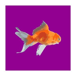 Goldfish Pop Art Style Illustrations Animals Fish Art Print/Poster ...