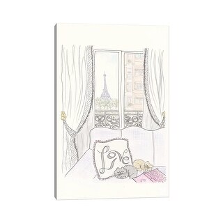 iCanvas "Paris Love Cushions And Kitties" by Shell Sherree Canvas Print ...
