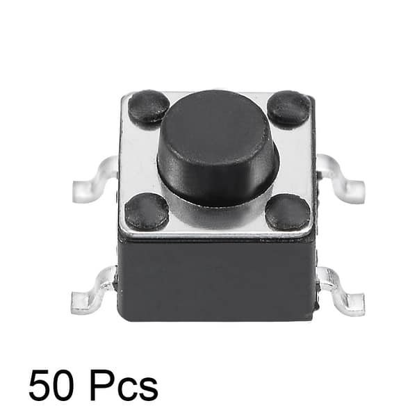 6x6x5mm Momentary Panel PCB SMD SMT Push Button SPST Tactile Tact ...