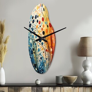 Colorful Mid Century Dynamic Duality III - Abstract Midcentury Large ...