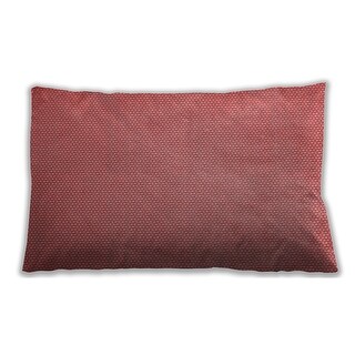 Ahgly Company Patterned Indoor-Outdoor Ruby Red Lumbar Throw Pillow ...