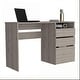 Desks, Modern Compact Computer Desk with 3 Drawers and 1 Shelf, 47.4 ...