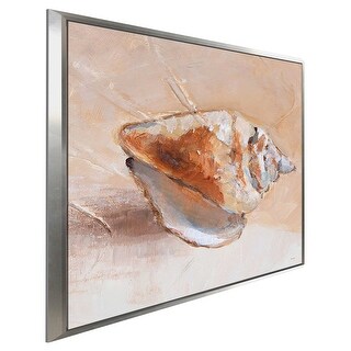 "Copper Sea Shell" Print on Floating Canvas - Bed Bath & Beyond - 36488514