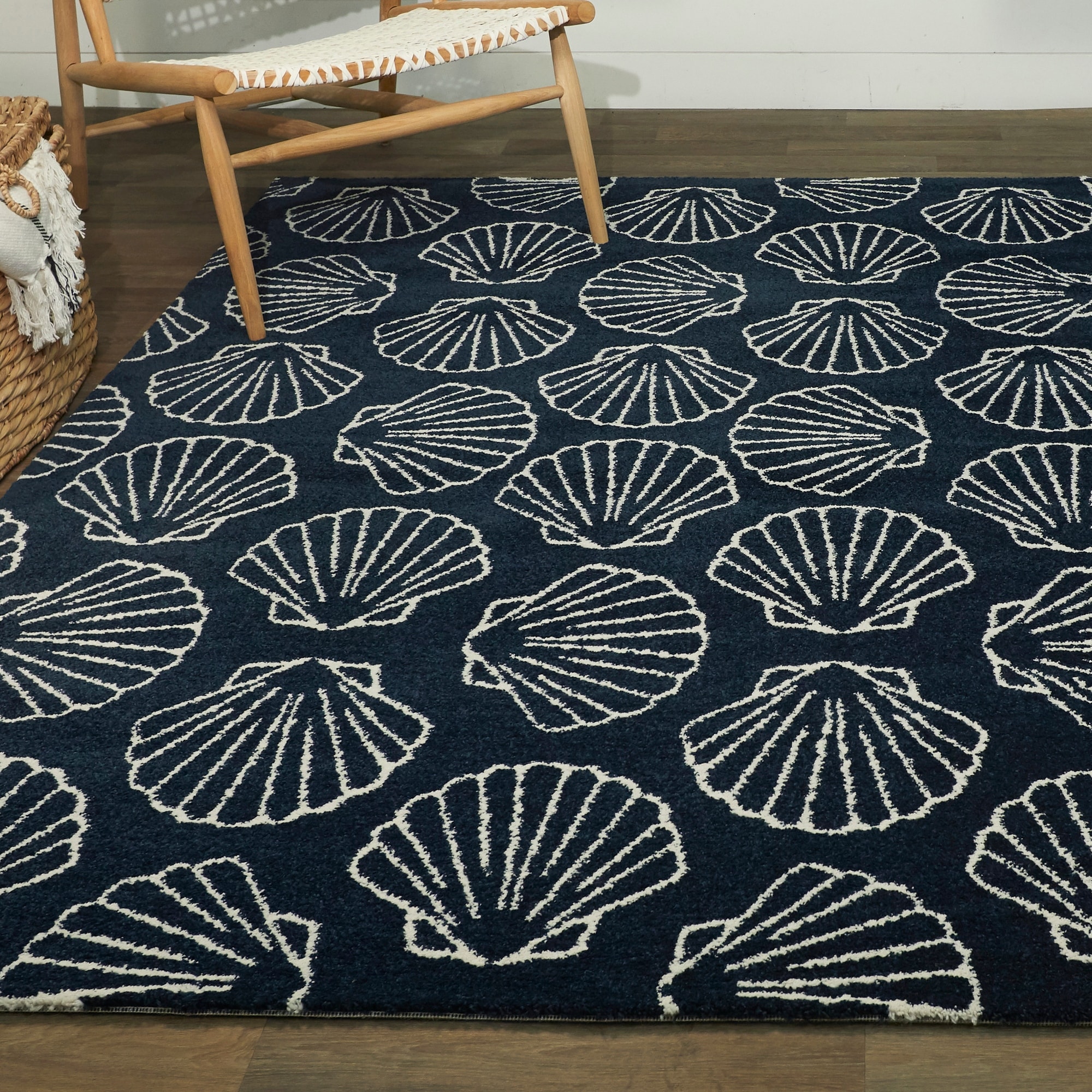 seashell rug