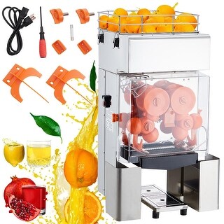 Commercial Juicer Machine 110V Automatic Feeding Juice Extractor - Bed ...