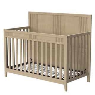 Modern Gender-Neutral Crib with Adjustable Mattress Height - Bed Bath ...