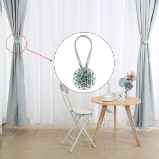 2pcs Curtain Tieback 15.4" Holdback Decorative Spring Curtain Holders ...