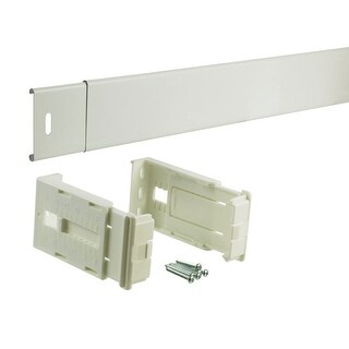 Kenney KN506AP Wide Pocket Rod, White, 28" to 48" - Bed Bath & Beyond ...